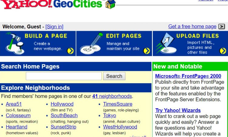 "GeoCities" แห่งสุดท้ายที่ญี่ปุ่นประกาศปิดให้บริการแล้ว - ข่าวสดวงการ ...